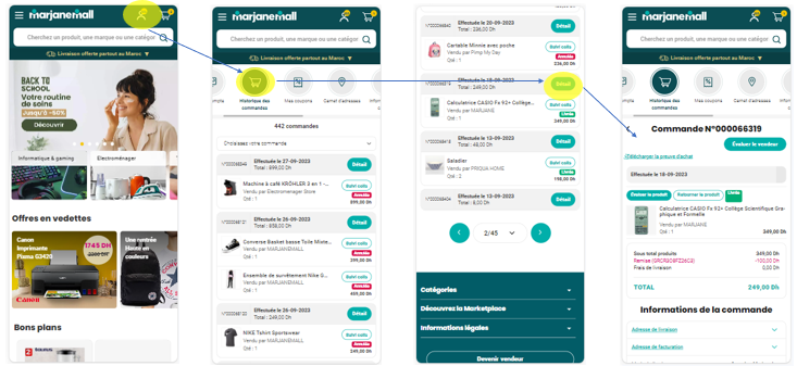 Comment suivre ma commande ? – Assistance marjanemall